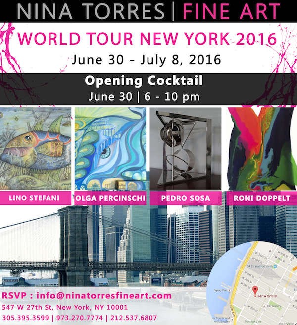 Nina Torres Fine Art Gallery: World Tour New York 2016
